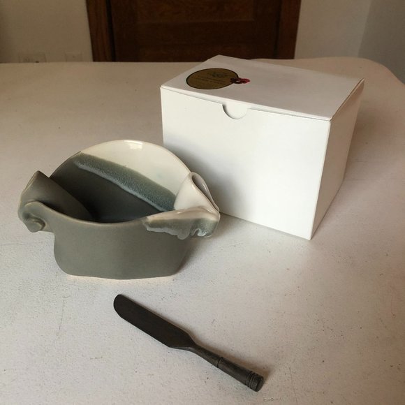 Kitchen | Handmade Pinch Pot With Wooden Spoon | Poshmark